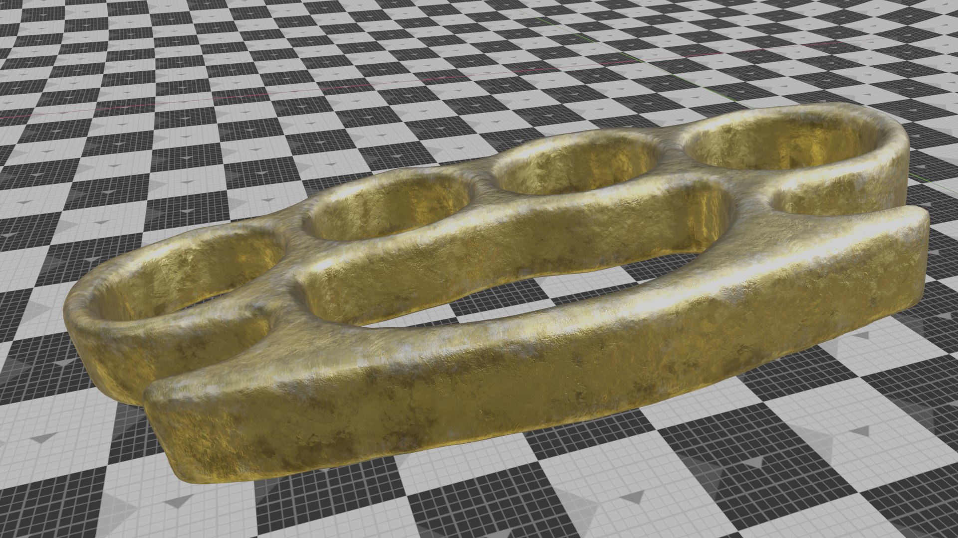 Brass Knuckles 3D Model - TurboSquid 2228326