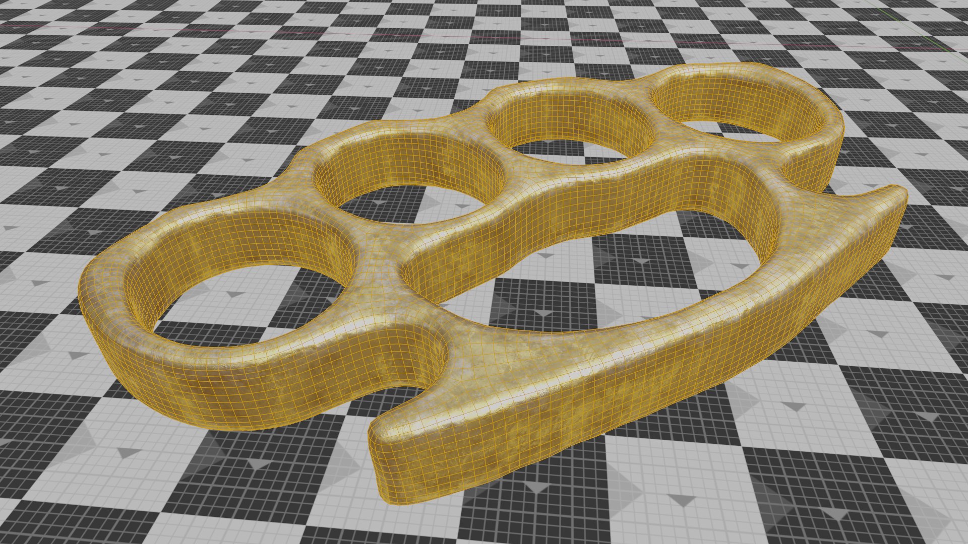 Brass Knuckles 3D Model - TurboSquid 2228326