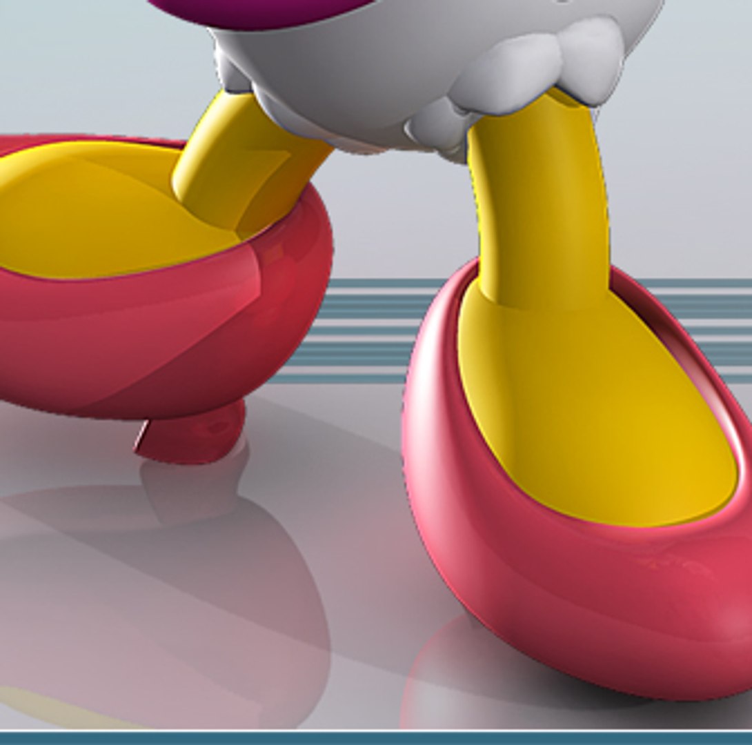 Maya Cartoon Duck Daisy