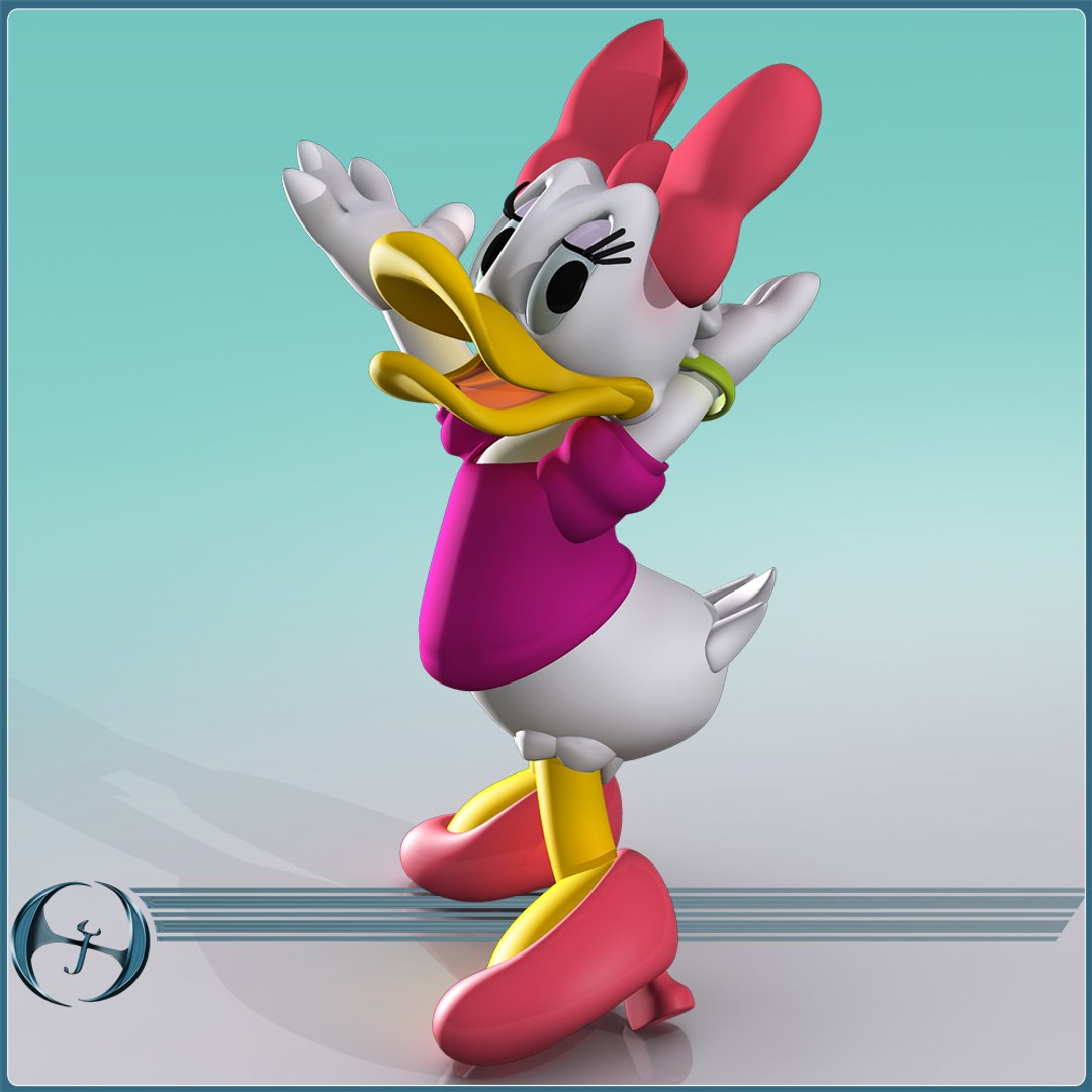 Maya Cartoon Duck Daisy