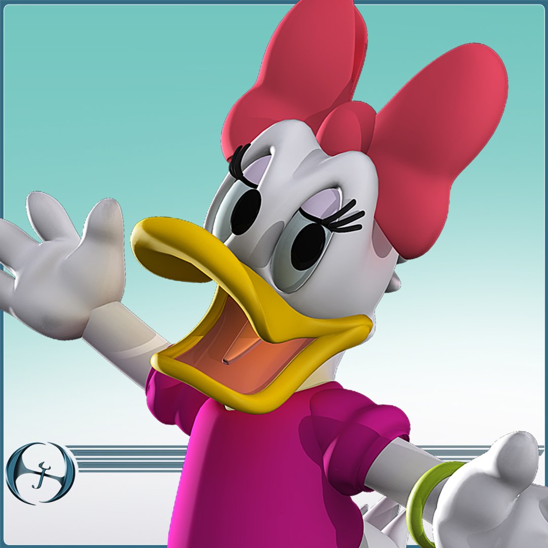 Maya Cartoon Duck Daisy