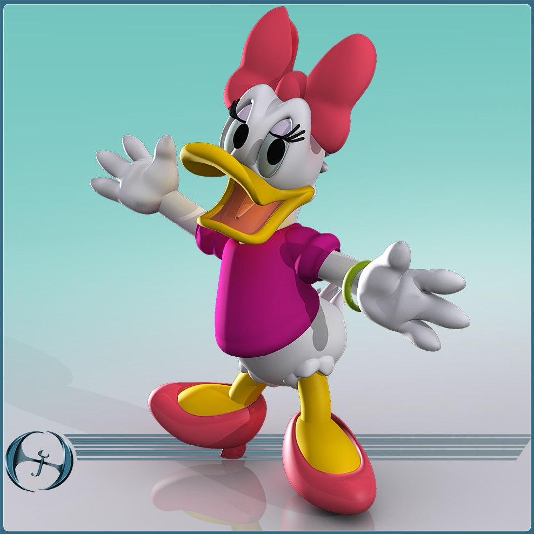 Maya Cartoon Duck Daisy
