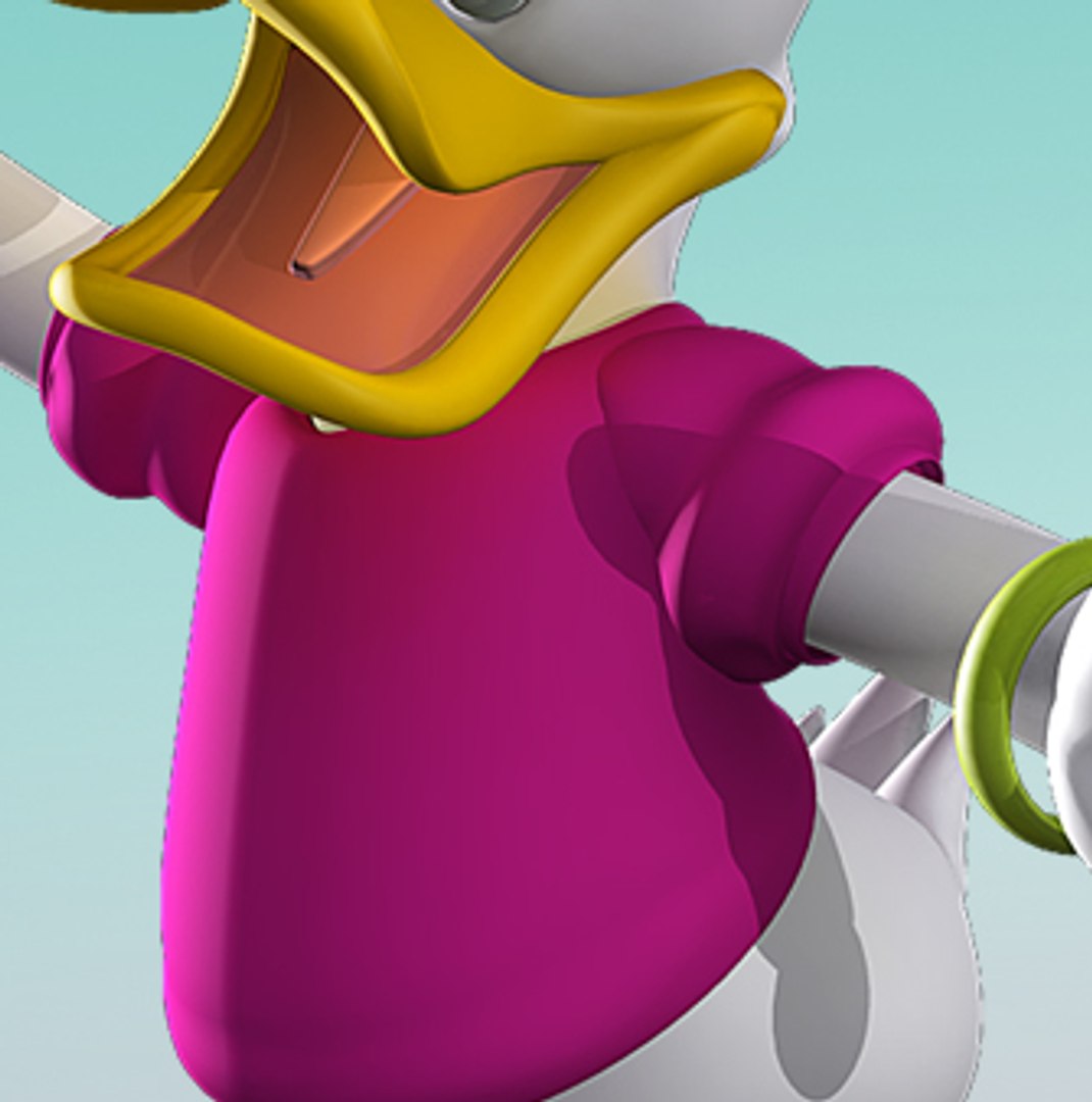 Maya Cartoon Duck Daisy