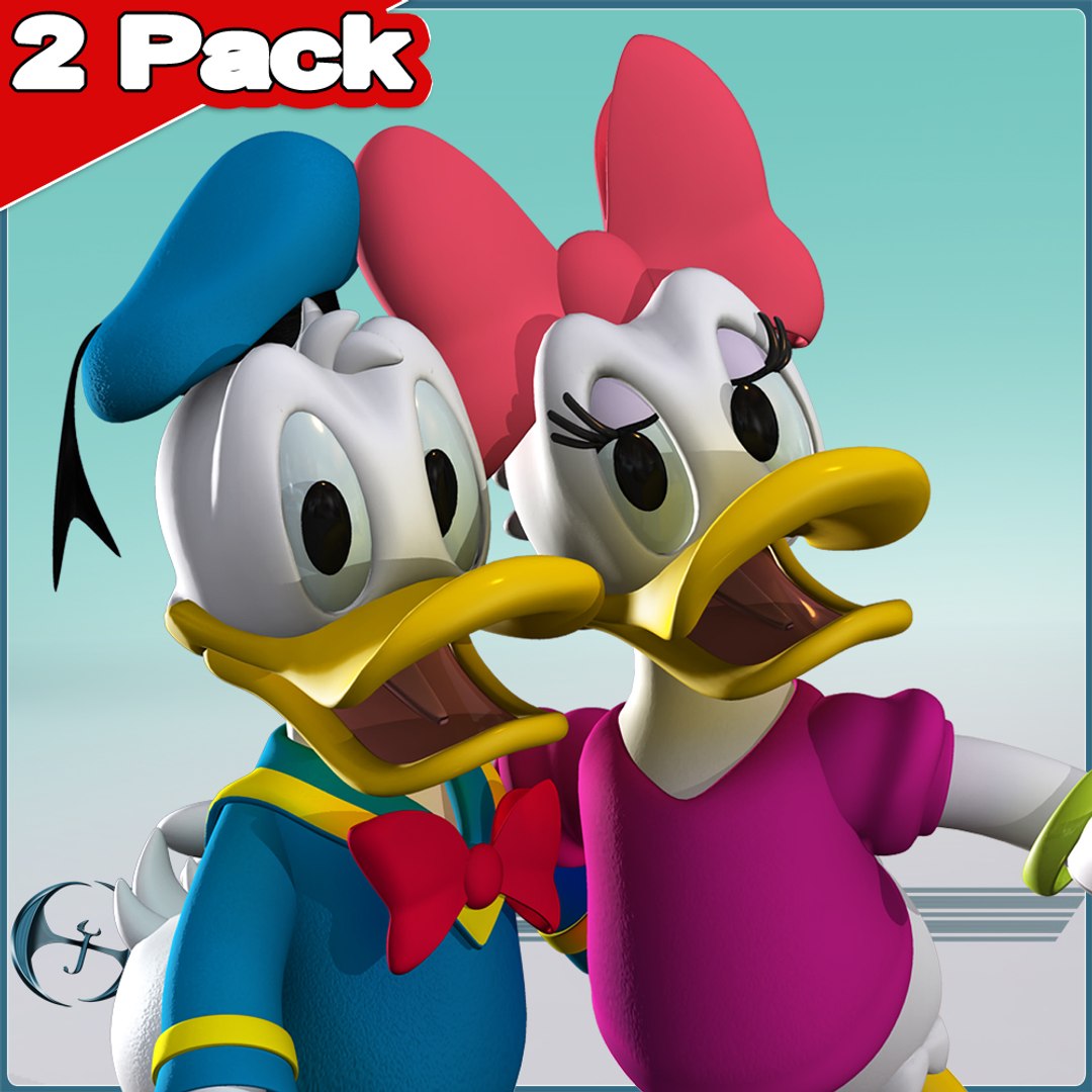 Maya Cartoon Duck Daisy