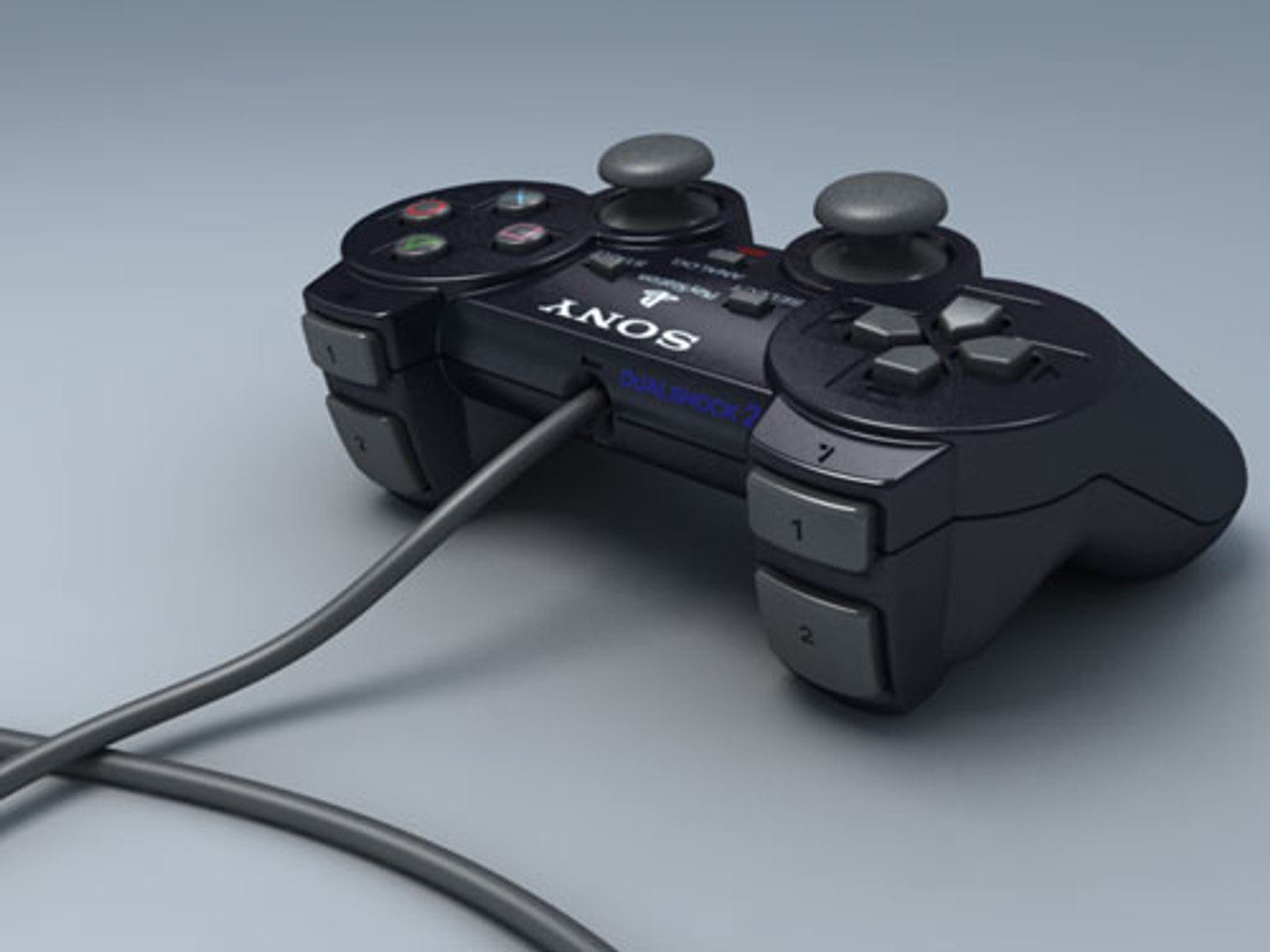 Ps2 Gamepad 3d Model