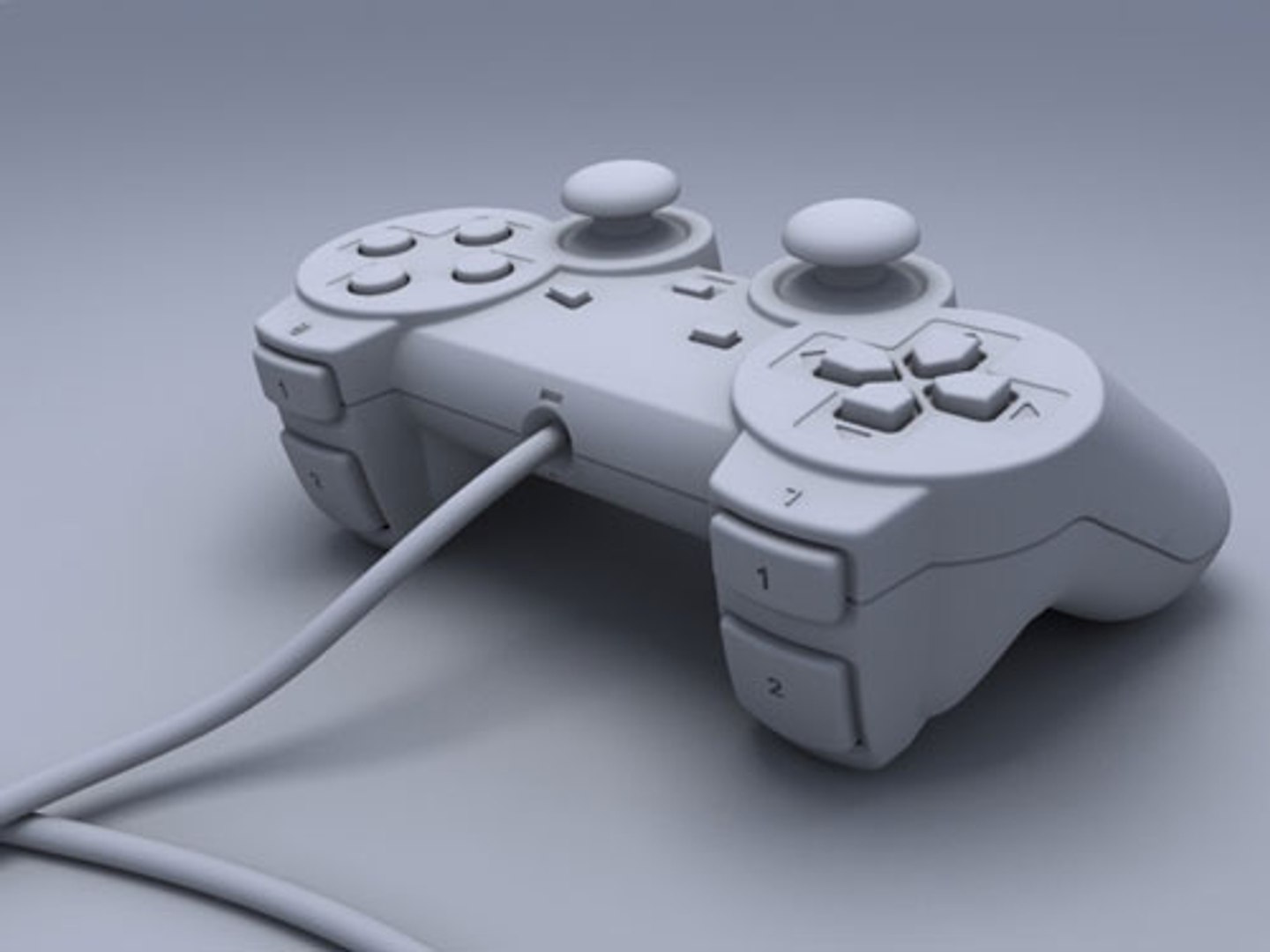 Ps2 Gamepad 3d Model
