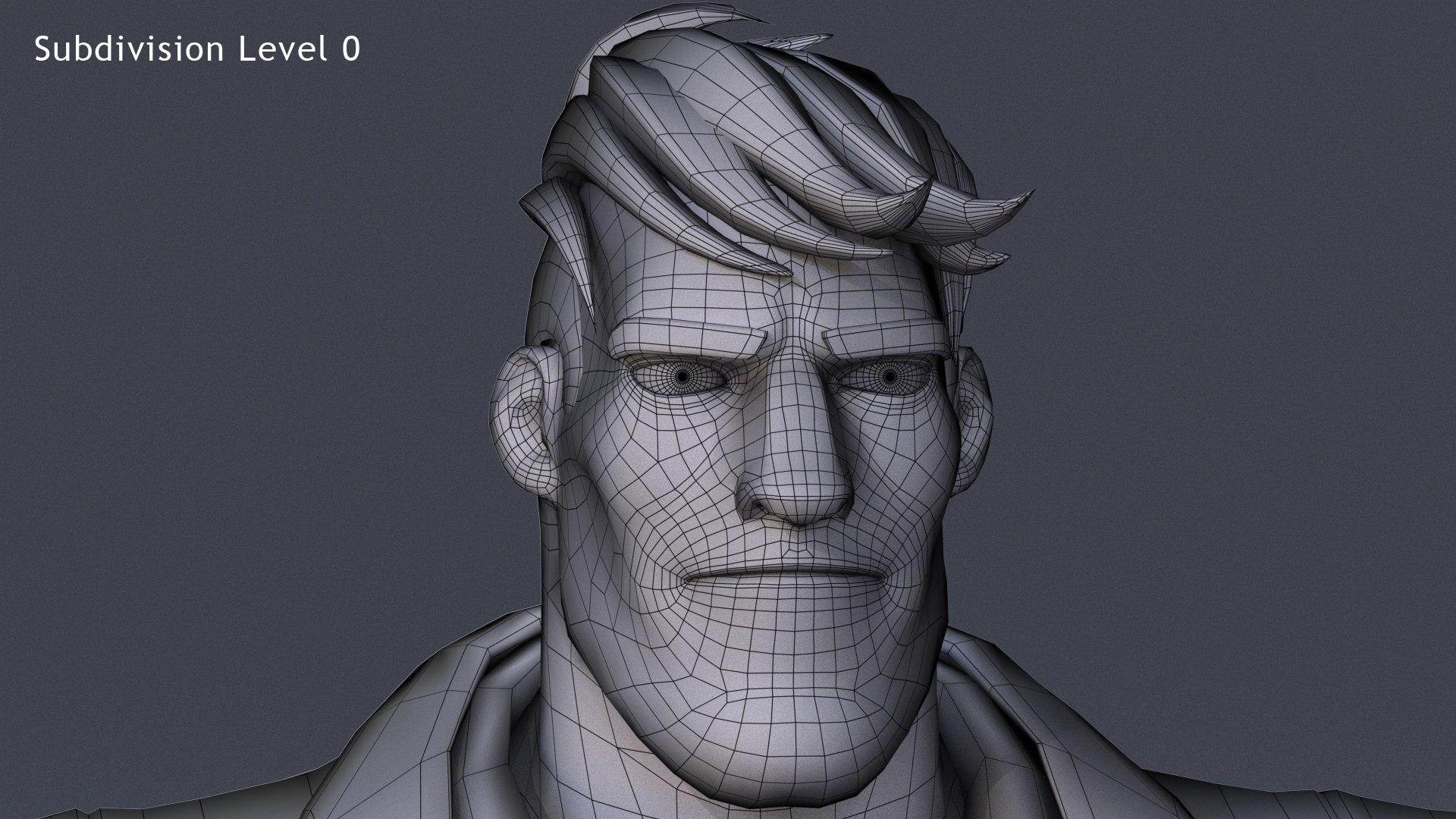 Boss cartoon character man 3D - TurboSquid 1570157