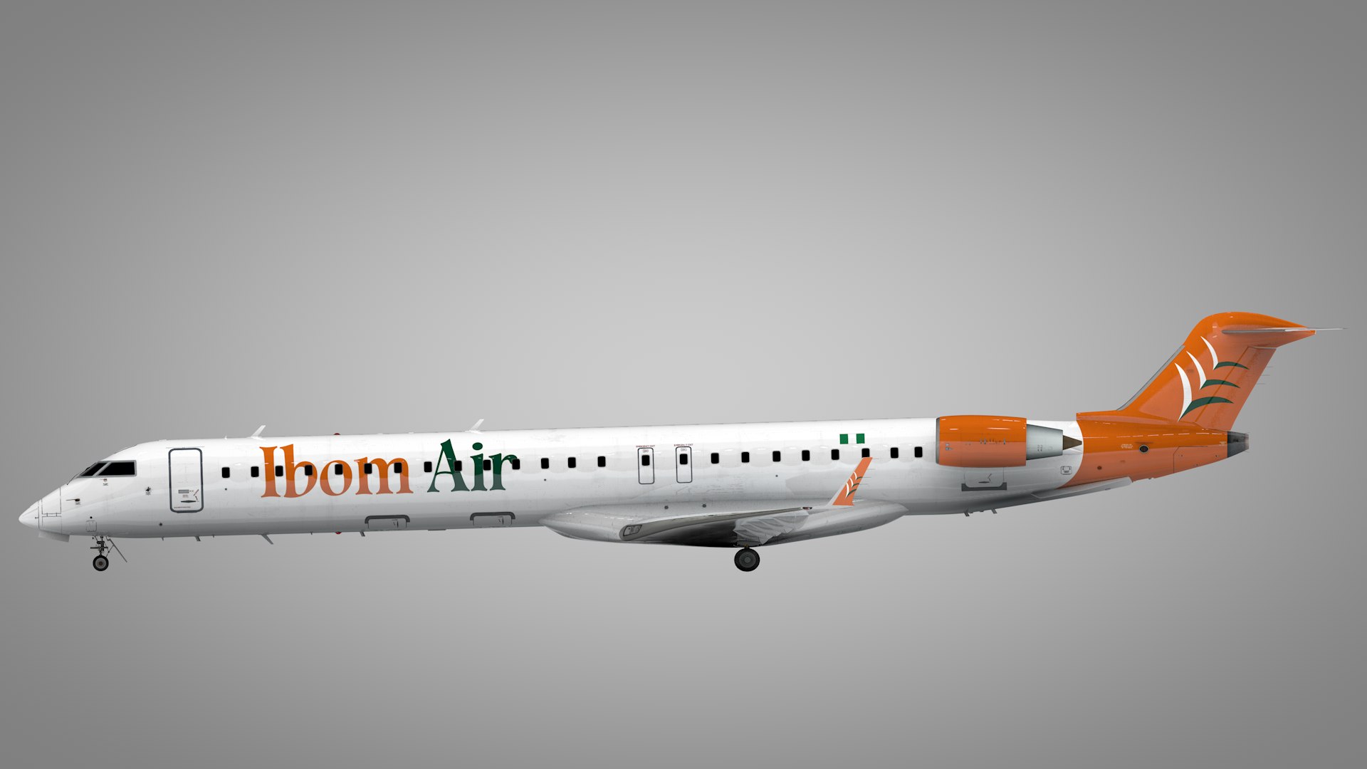 3D Ibom Air BOMBARDIER CRJ 900 L2110 - TurboSquid 2200138