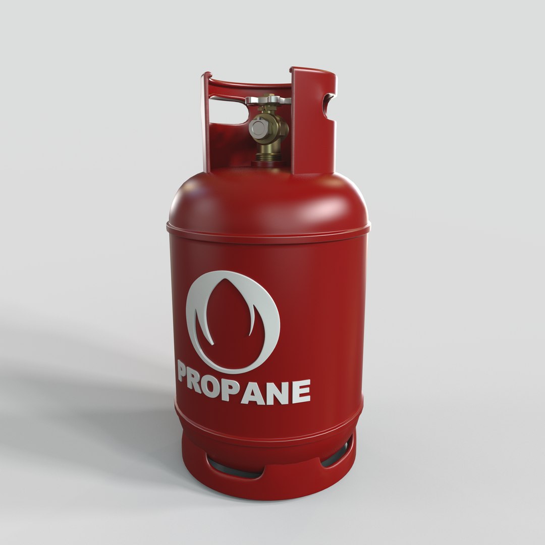3D Gas Bottle - TurboSquid 1542174
