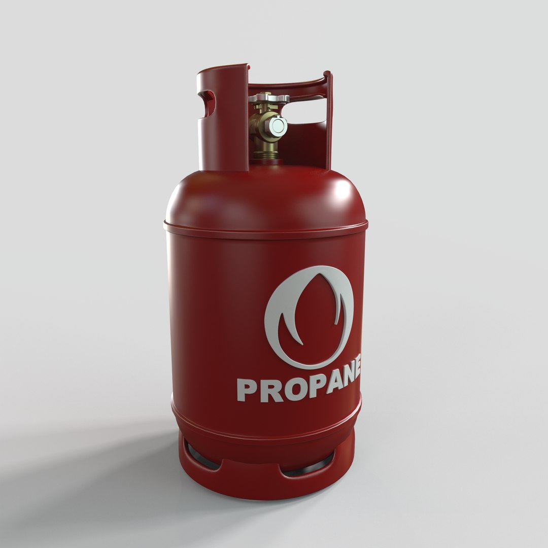 3D Gas Bottle - TurboSquid 1542174