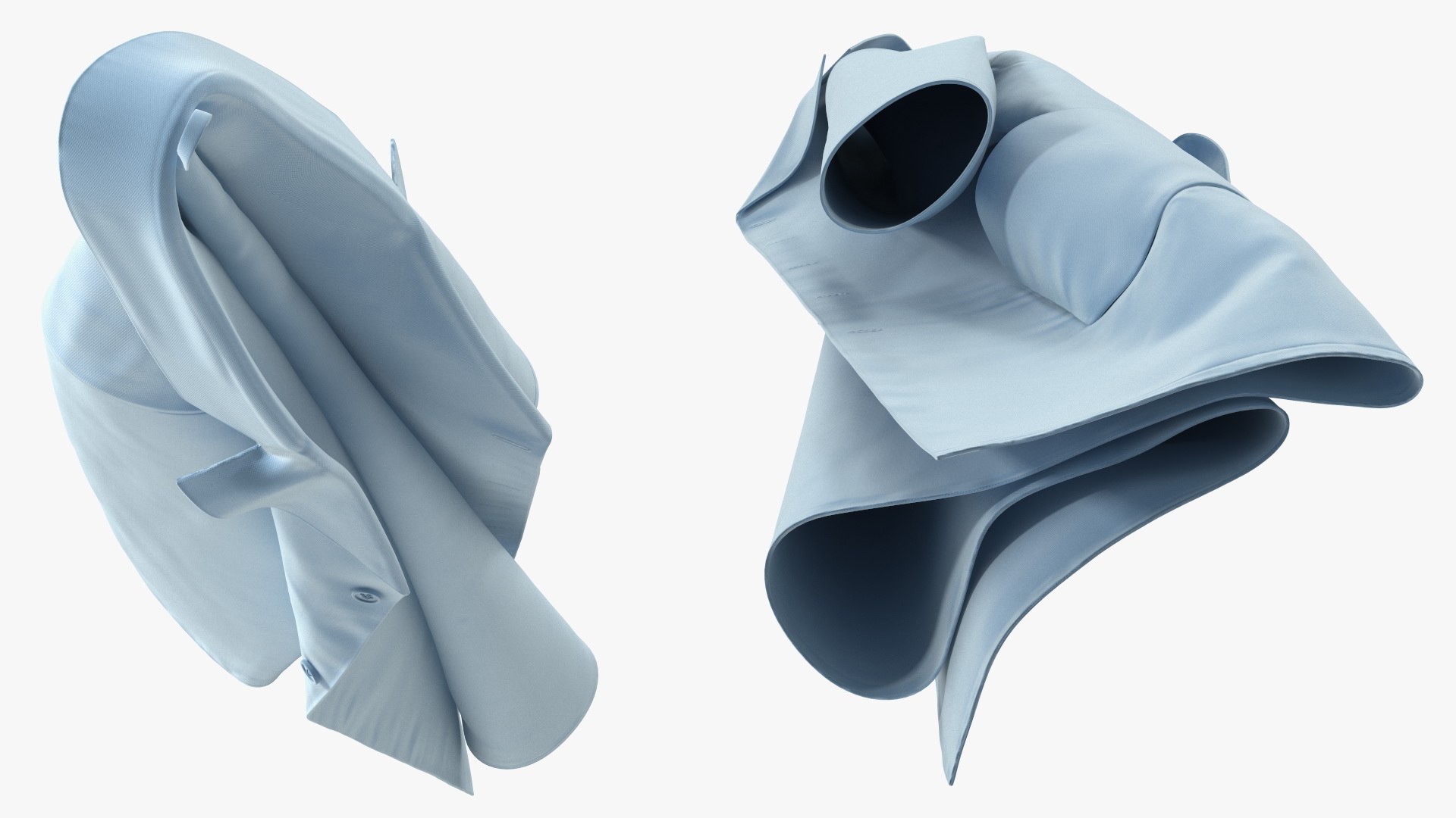Lab Coat Blue Hanging 3D model - TurboSquid 1988244