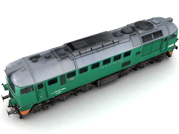3d model diesel locomotive st44