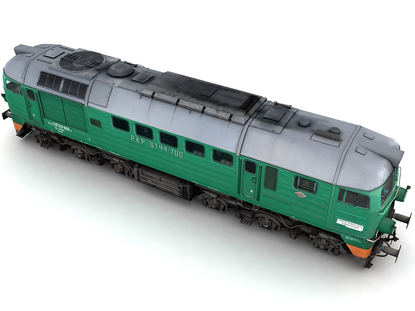 3d Model Diesel Locomotive St44