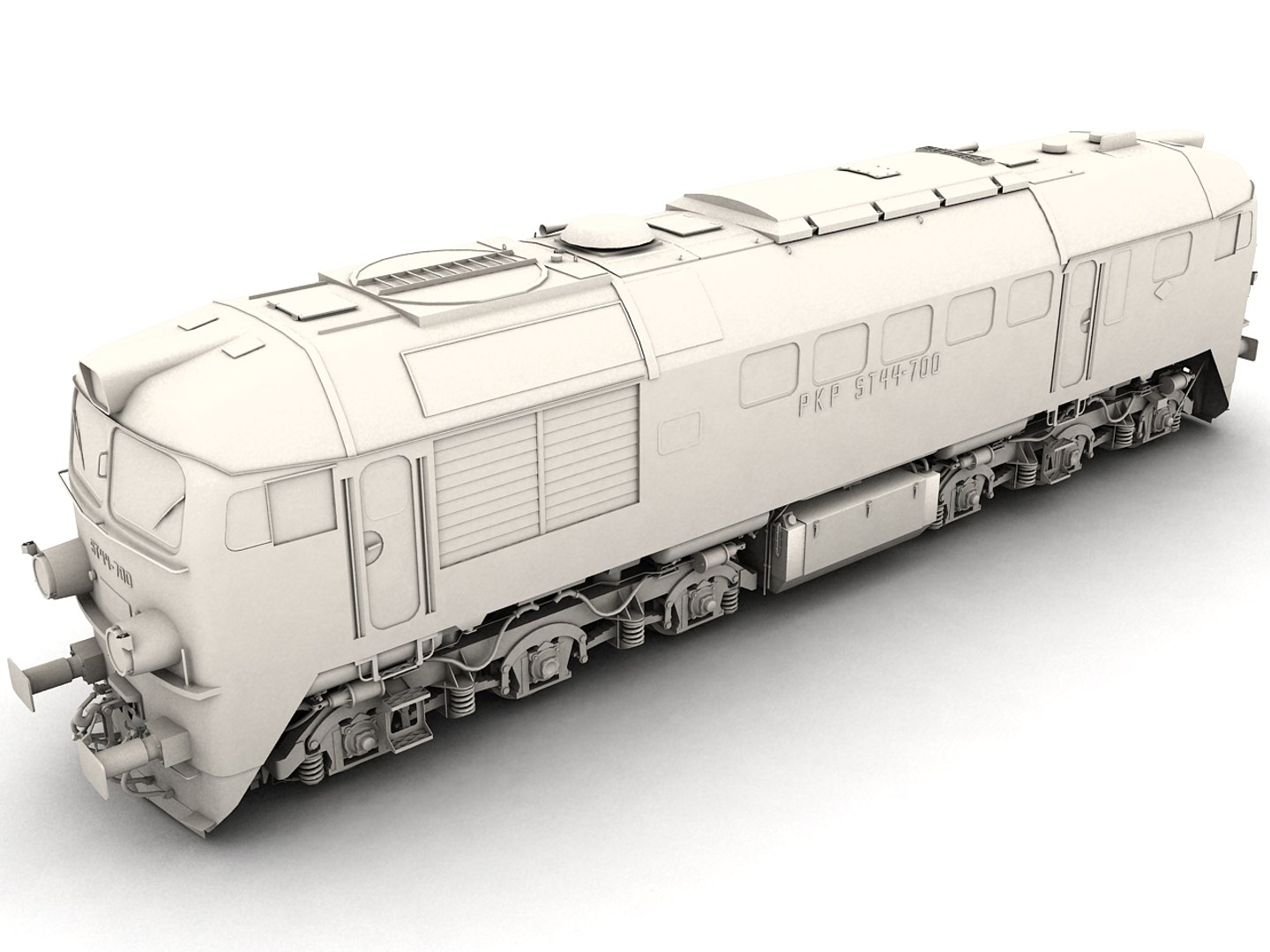3d Model Diesel Locomotive St44