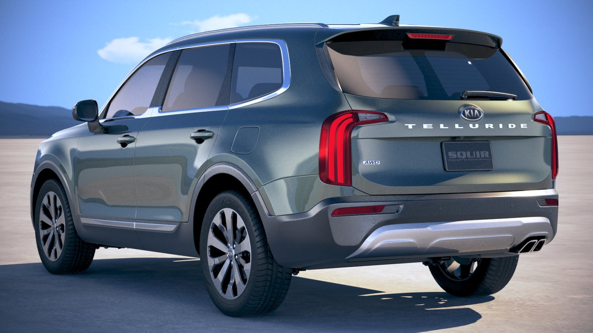 3D kia telluride 2020 model - TurboSquid 1393171