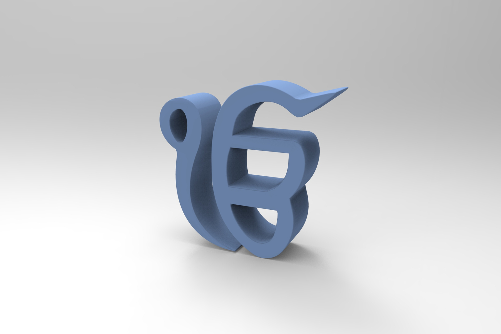 free obj model khanda ek onkar