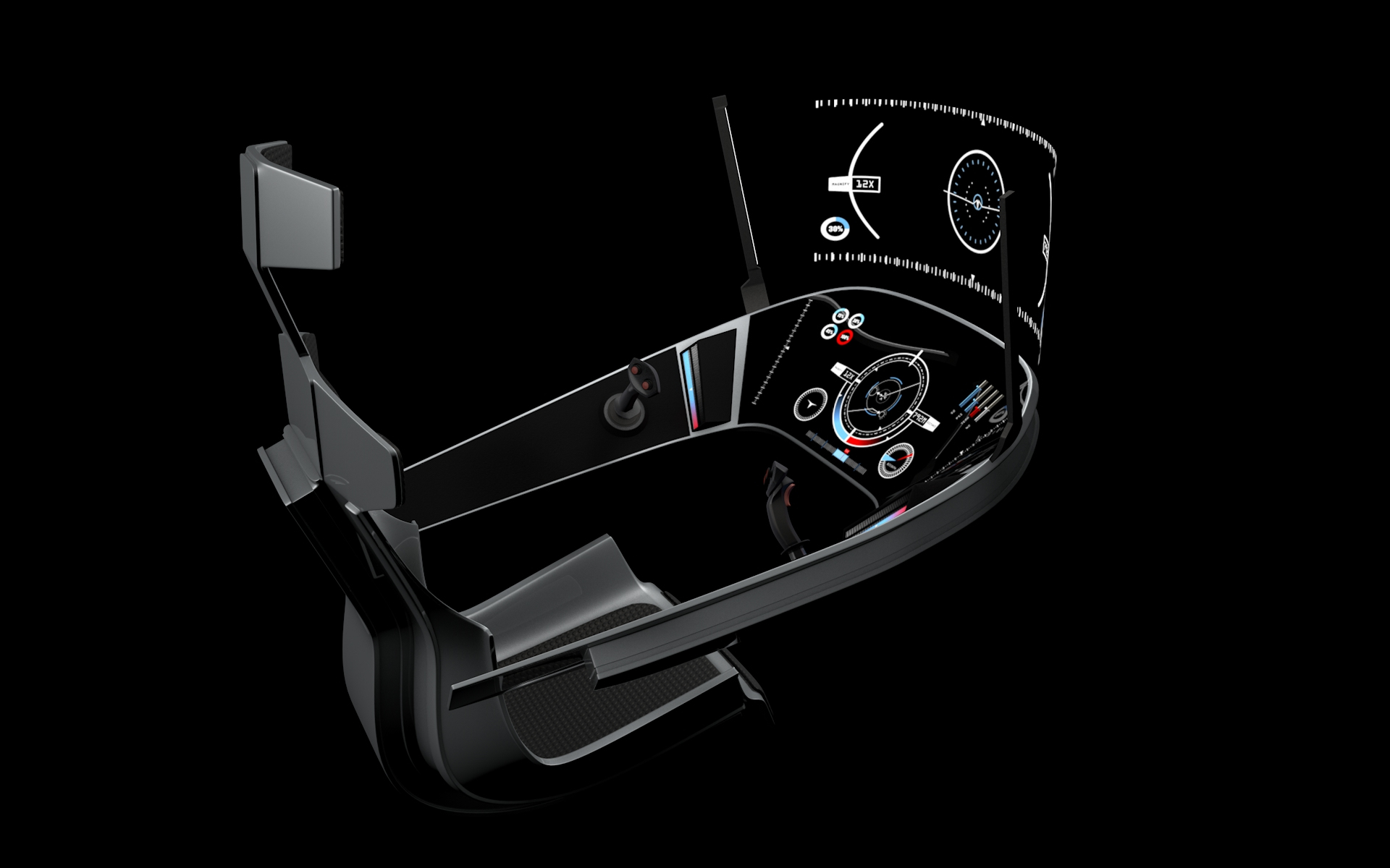 3d model spaceship cockpit