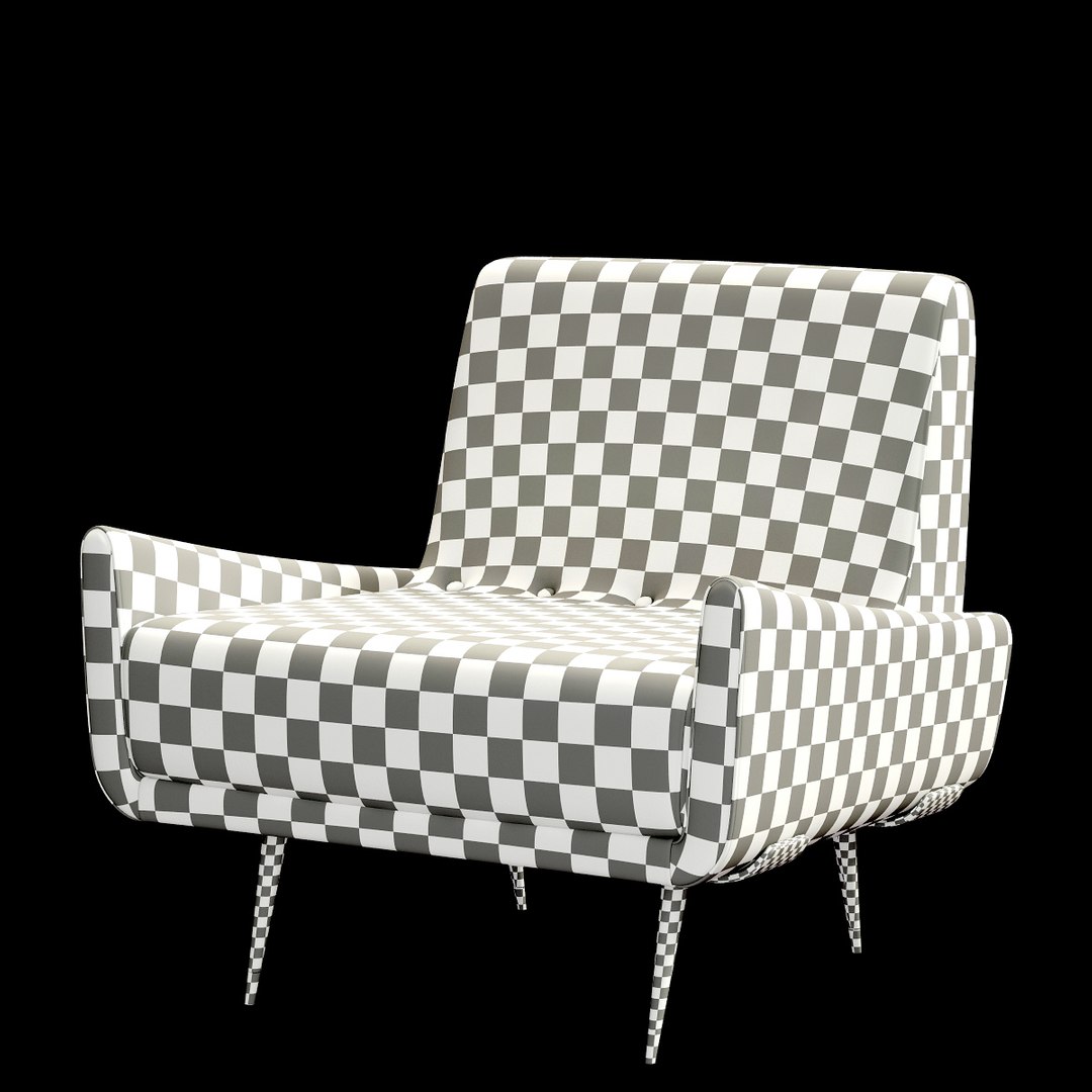 3d model of po-801 armchair