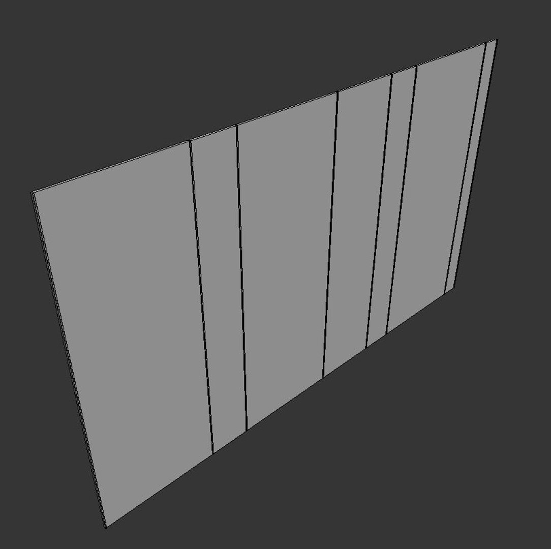 3D Decorative Wall Panel Set - TurboSquid 1643817