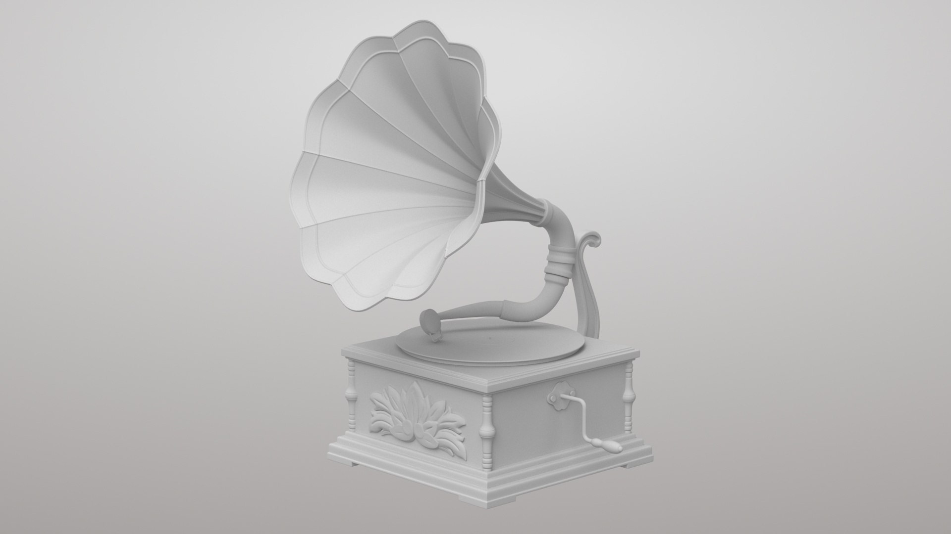 3D Gramophone Cartoon - TurboSquid 1698600