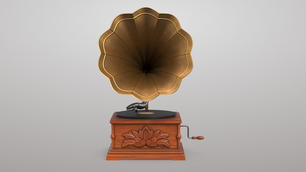 3D gramophone cartoon - TurboSquid 1698600