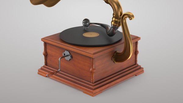 3D gramophone cartoon - TurboSquid 1698600