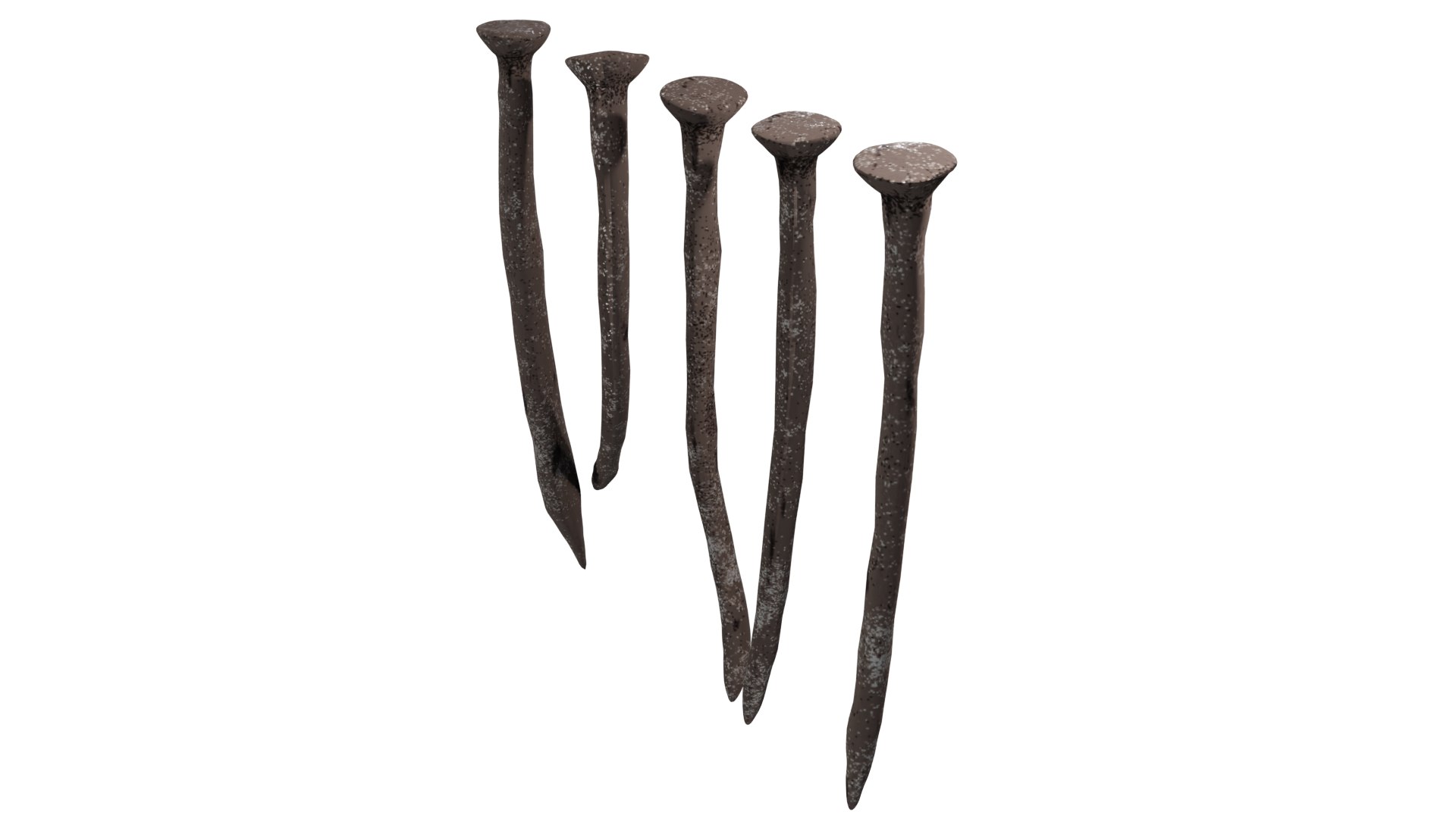3D Model 3D Rusty Nails - TurboSquid 2022203