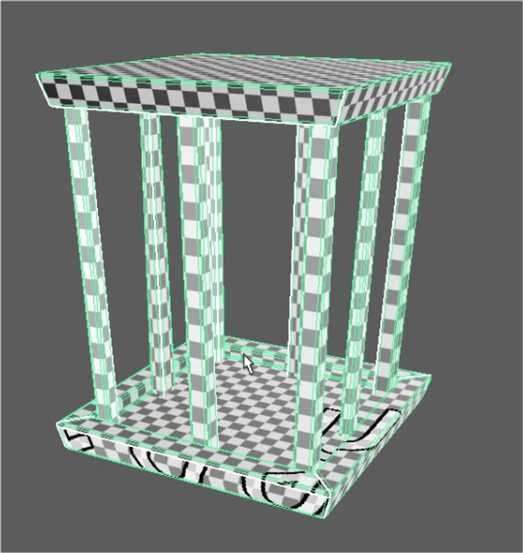 3D model cartoon big cage - TurboSquid 1682846
