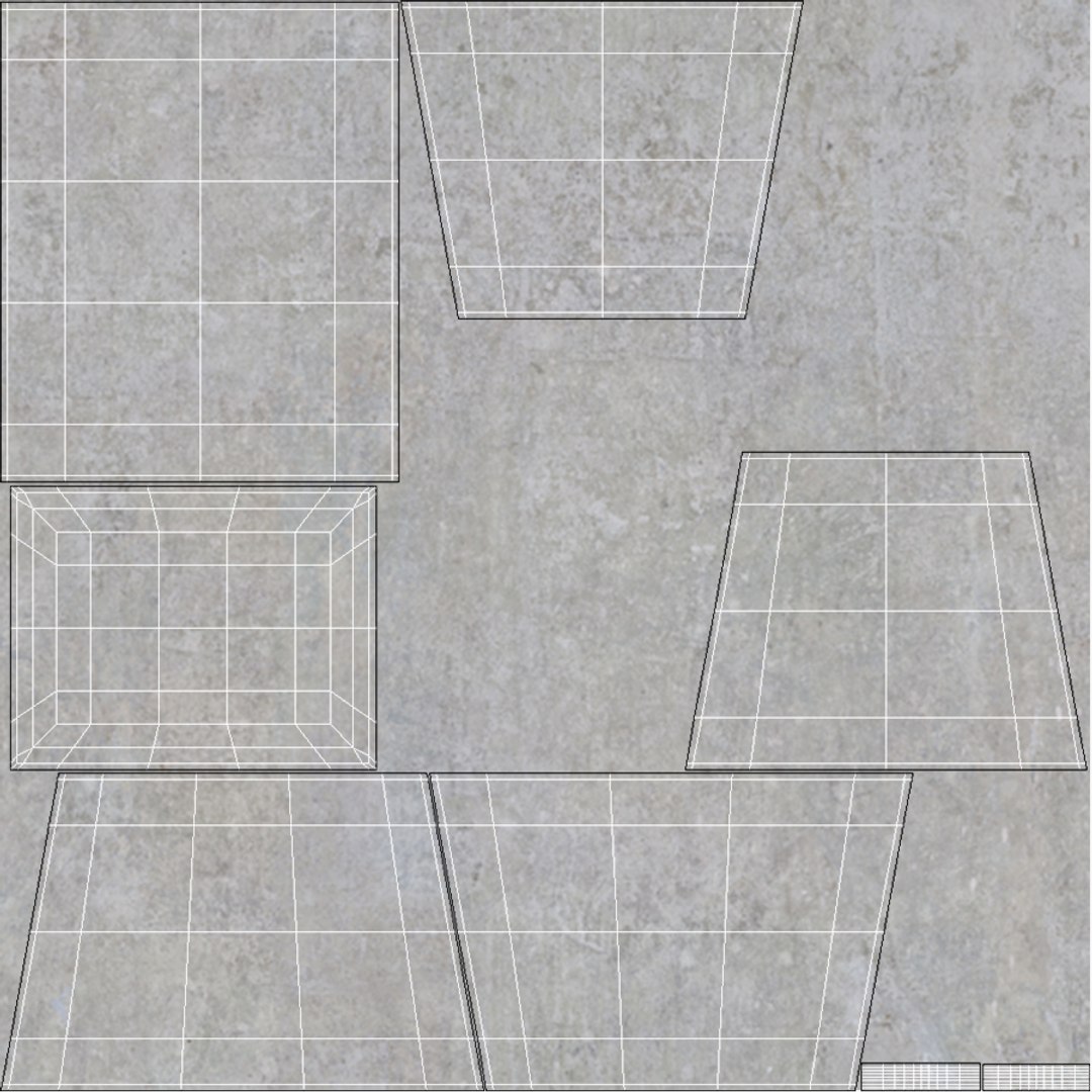 Concrete Block 3D Model - TurboSquid 2140950