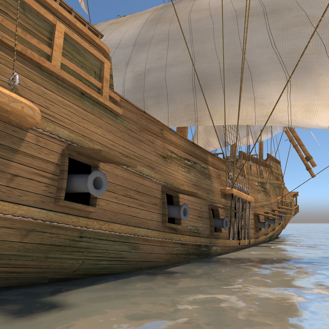 Medieval War Ship Model - TurboSquid 1339111