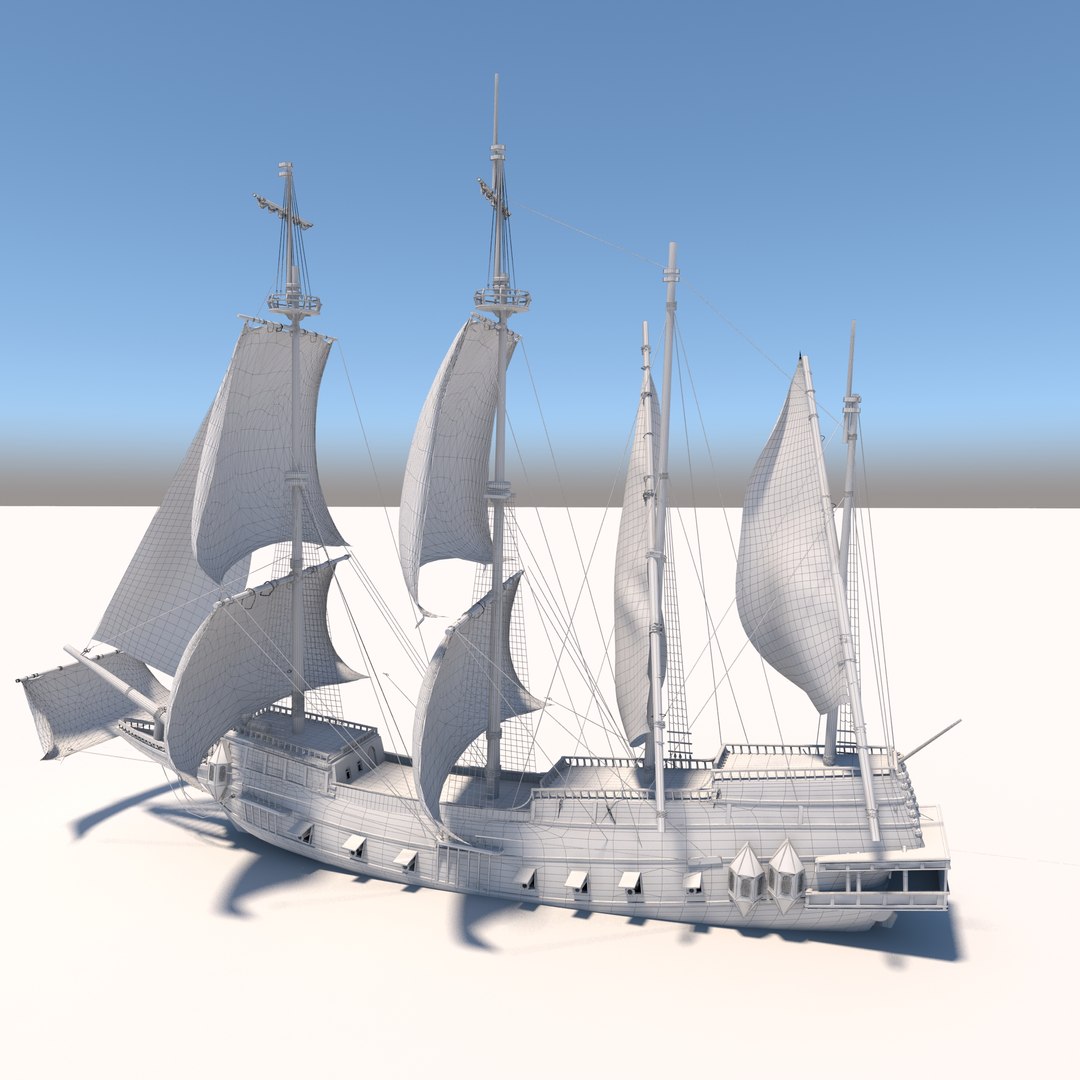 Medieval War Ship Model - TurboSquid 1339111