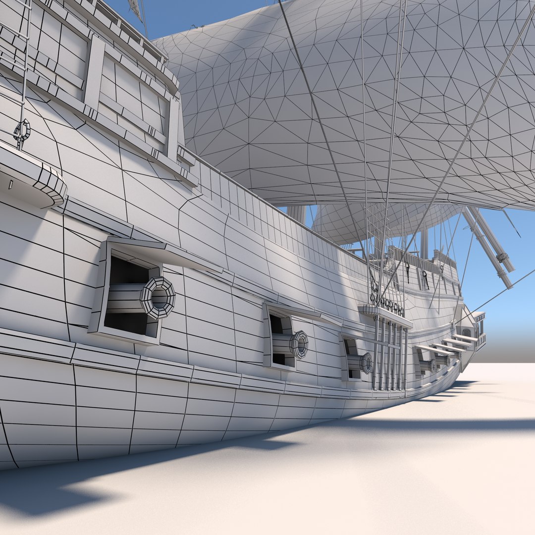 Medieval War Ship Model - TurboSquid 1339111