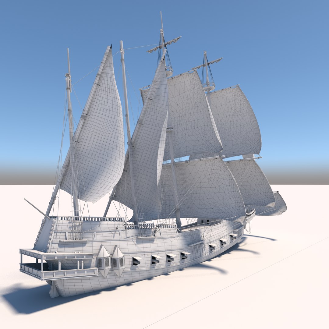 Medieval War Ship Model - TurboSquid 1339111