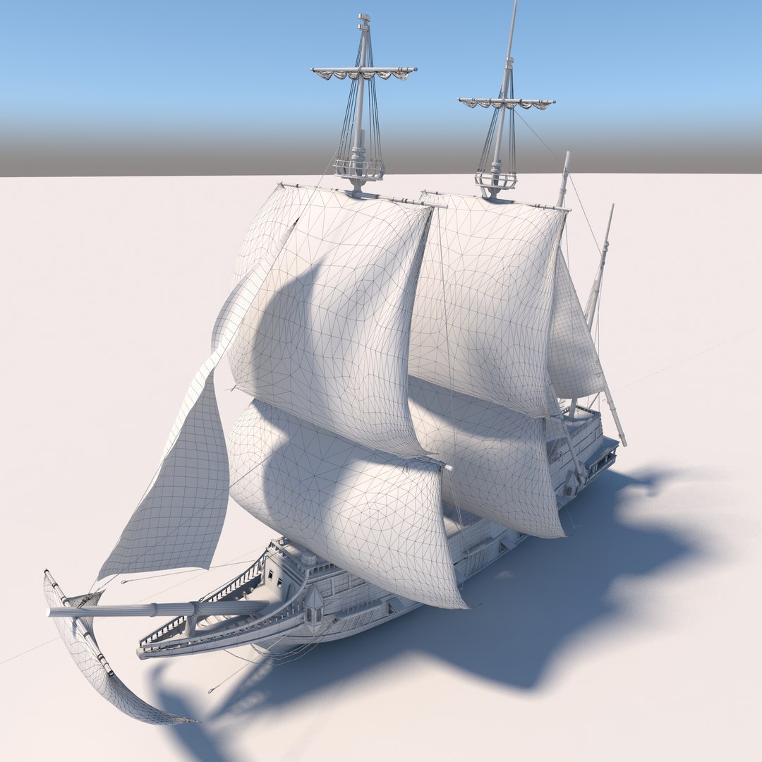 Medieval War Ship Model - TurboSquid 1339111
