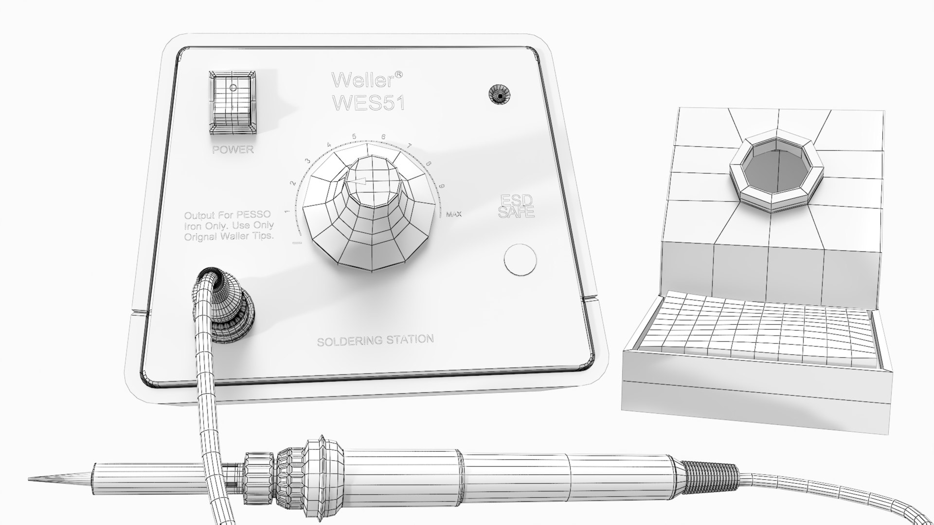 Soldering Station Model - TurboSquid 2355661