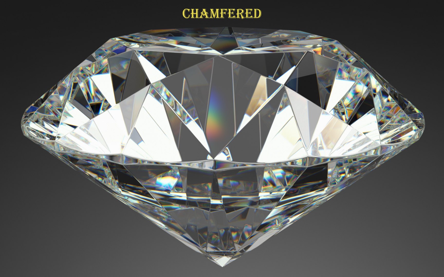 Round Diamond Brilliant Faceting Ideal Cut 3D Model - TurboSquid 2140080