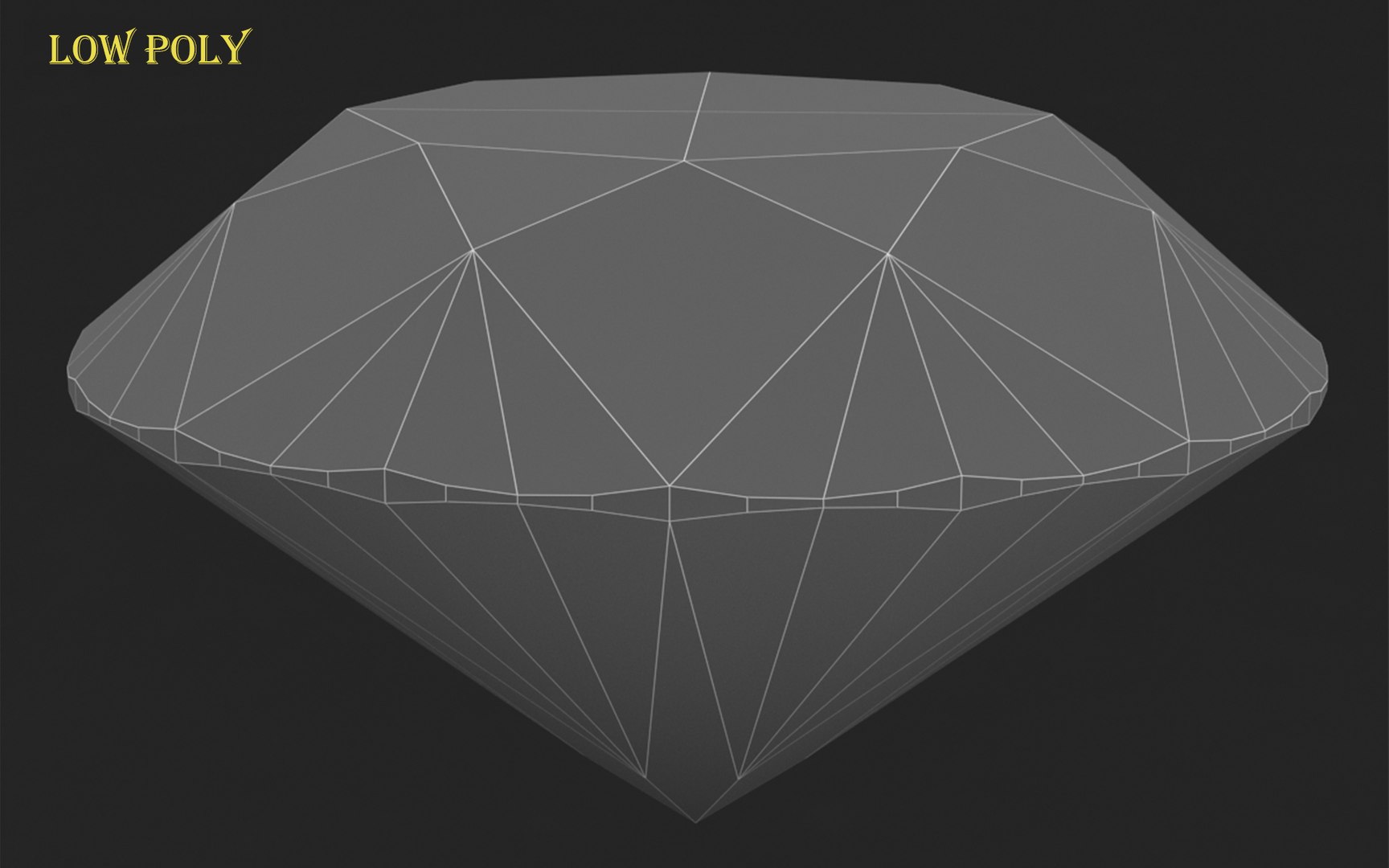 Round Diamond Brilliant Faceting Ideal Cut 3D Model - TurboSquid 2140080