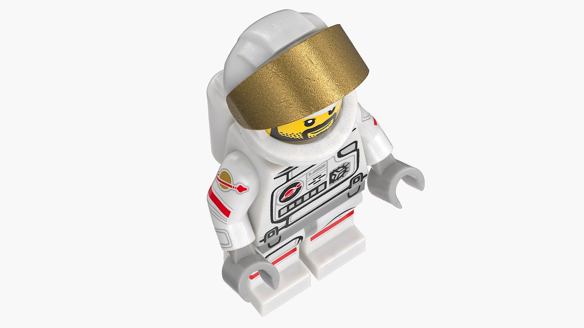 Lego Minifig Male Astronaut 3D Model - TurboSquid 2281696