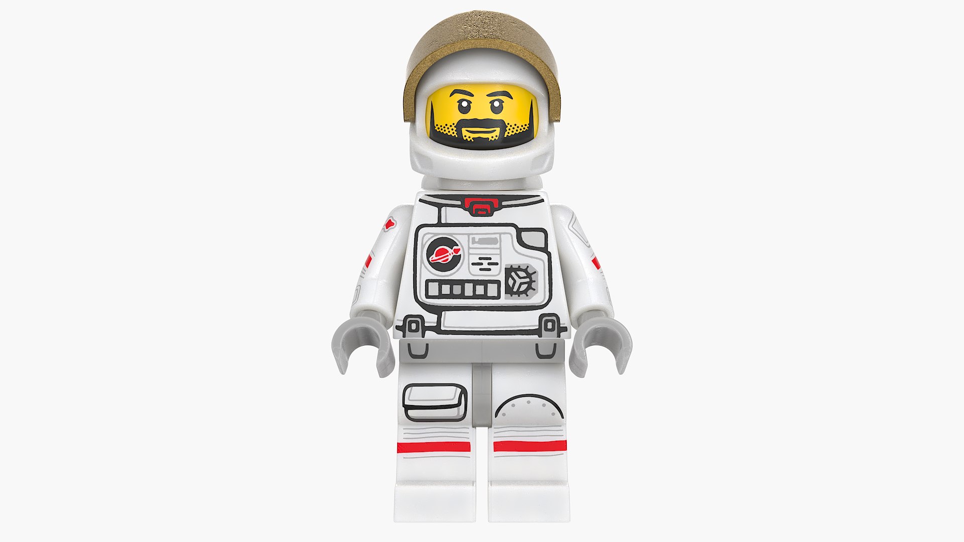 Lego Minifig Male Astronaut 3D Model - TurboSquid 2281696