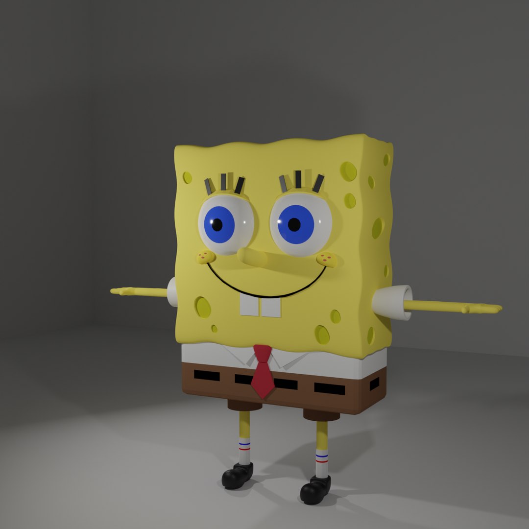 SpongeBob 3D Model - TurboSquid 2142086