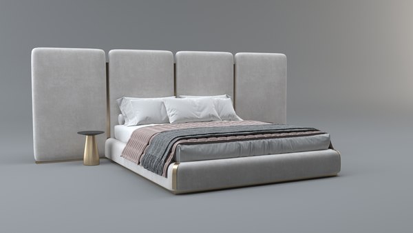 침대 인테리어 3D 모델 - TurboSquid 2242634