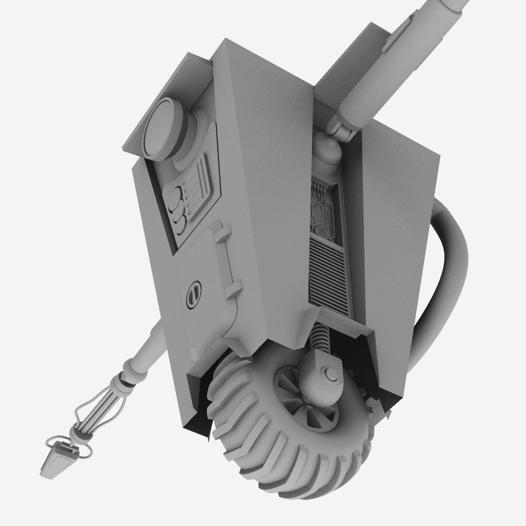 claptrap - robot 3d 3dm