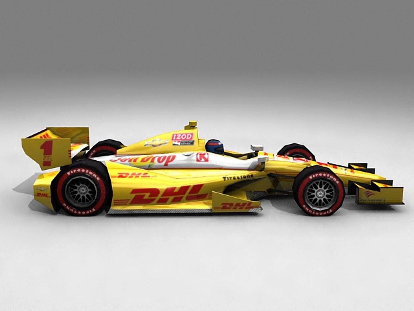 3d Open Indycar Cars Model