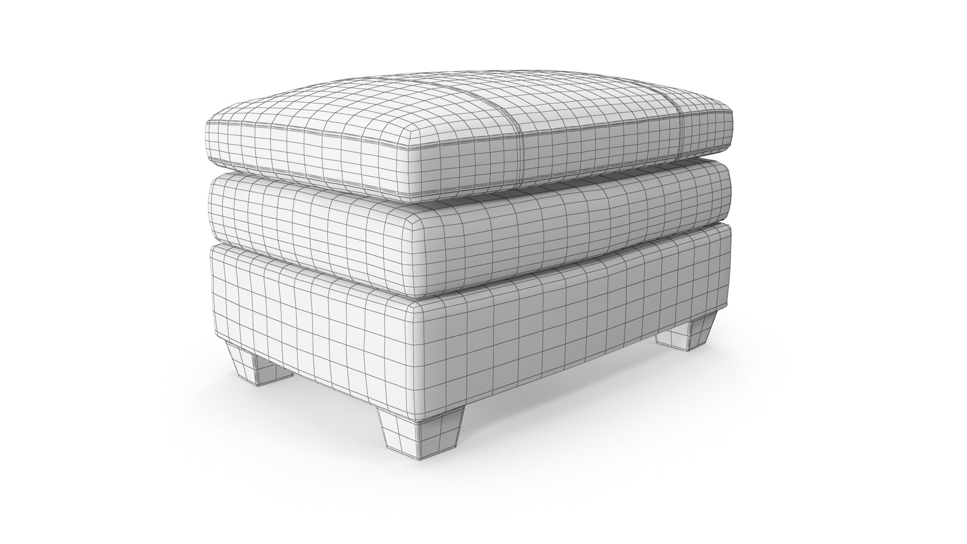 Ottoman 3D - TurboSquid 2003848