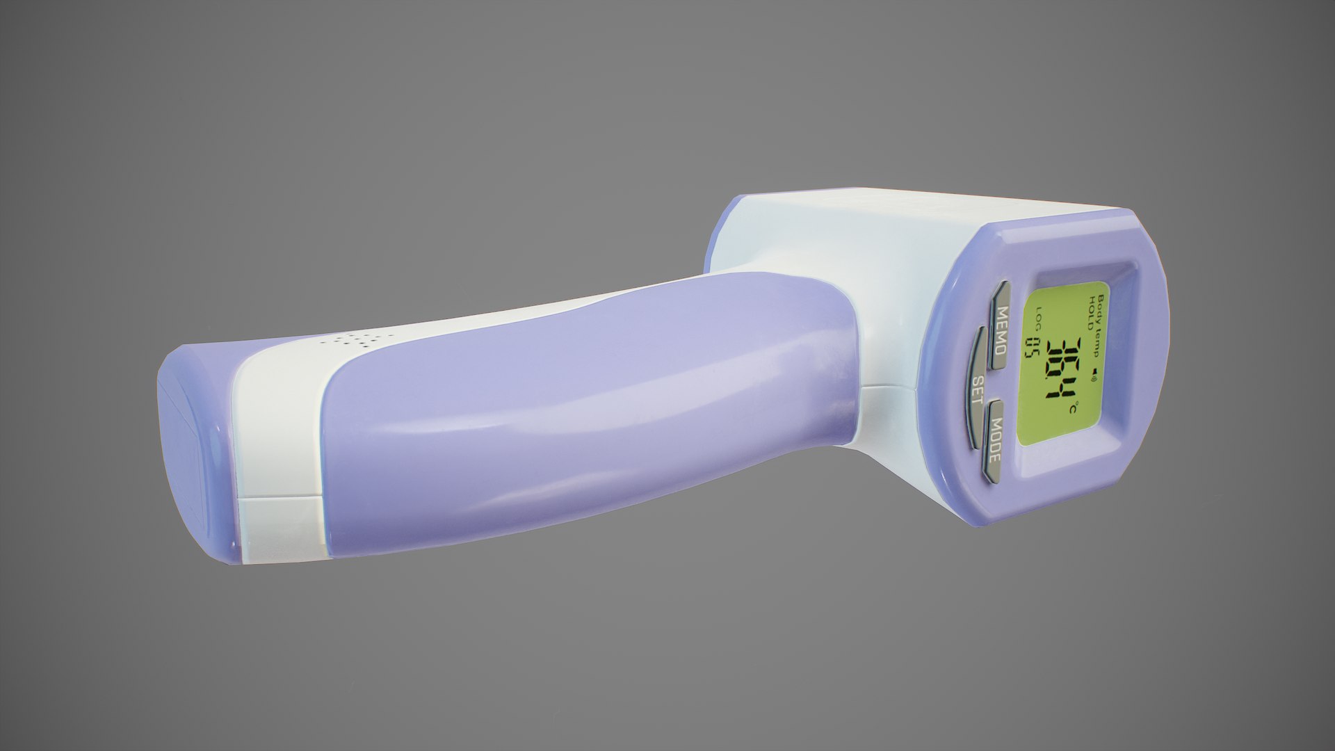 3D Infrared Forehead Thermometer PBR - TurboSquid 2141925