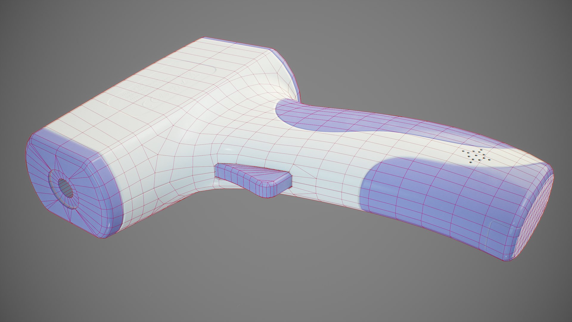 3D Infrared Forehead Thermometer PBR - TurboSquid 2141925