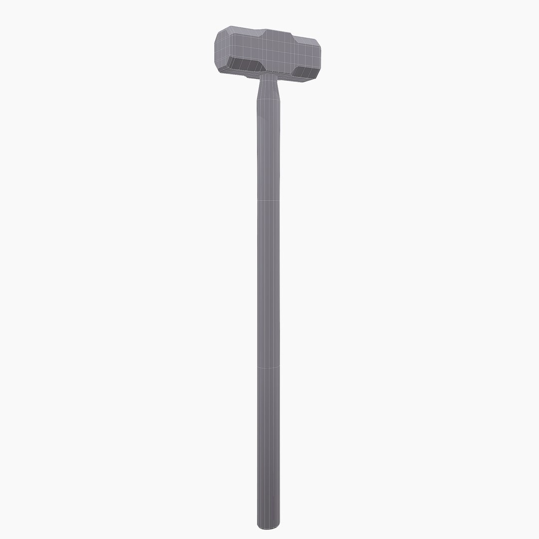 Sledge Hammer 3D Model - TurboSquid 1545130