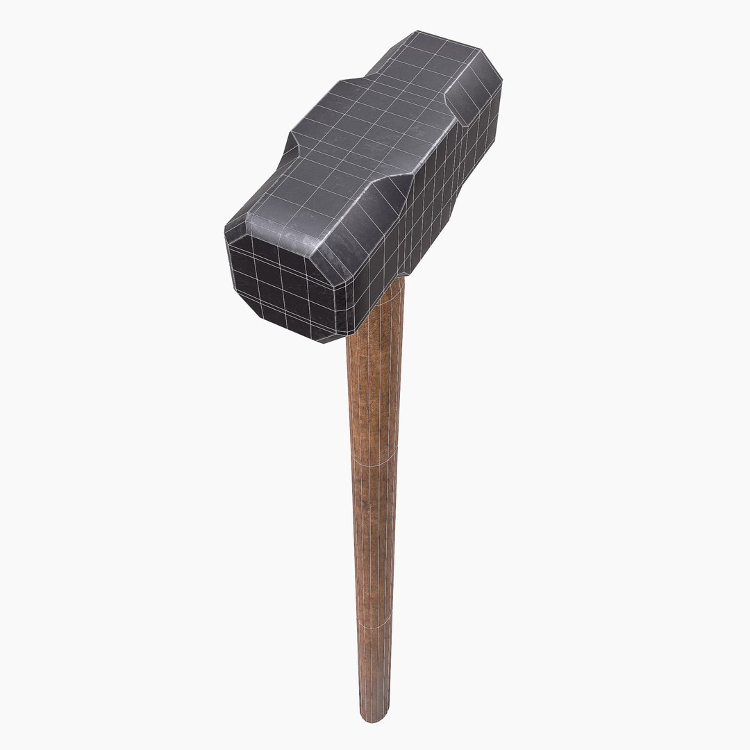 Sledge Hammer 3D Model - TurboSquid 1545130