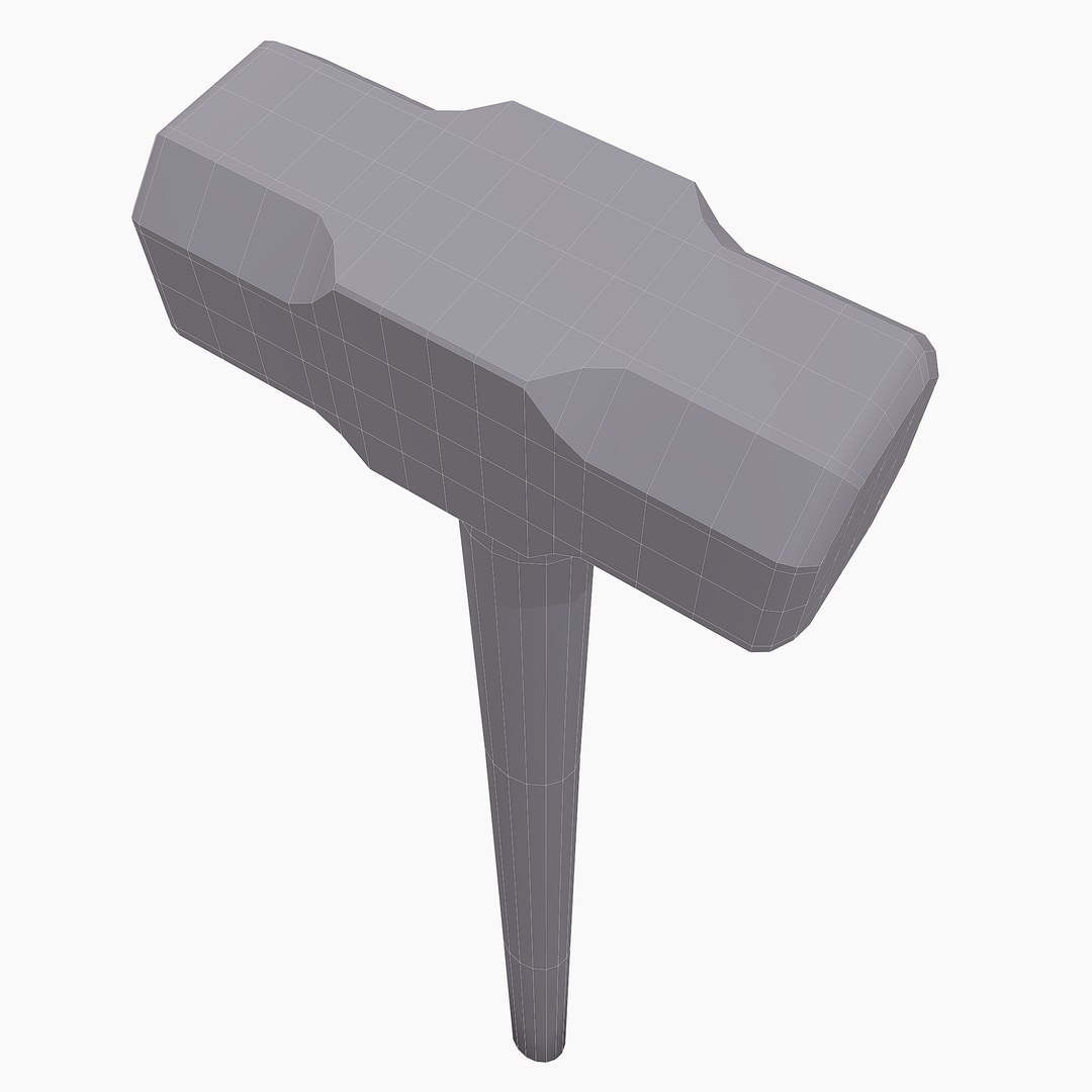 Sledge Hammer 3D Model - TurboSquid 1545130