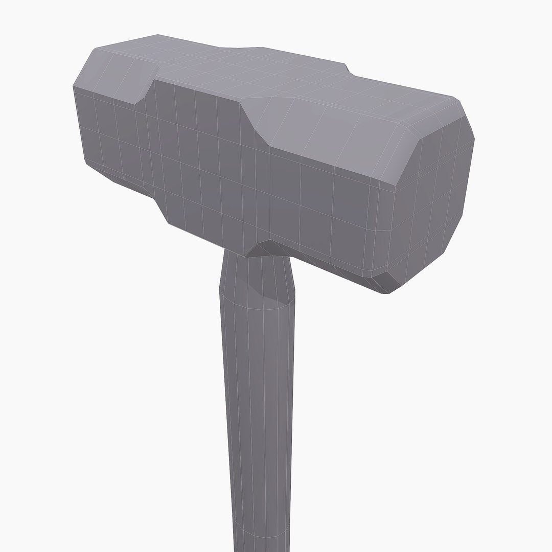 Sledge Hammer 3D Model - TurboSquid 1545130